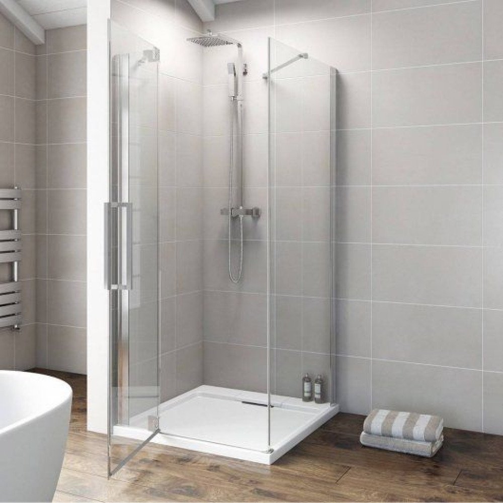 Душ кабина с два фикса и врата